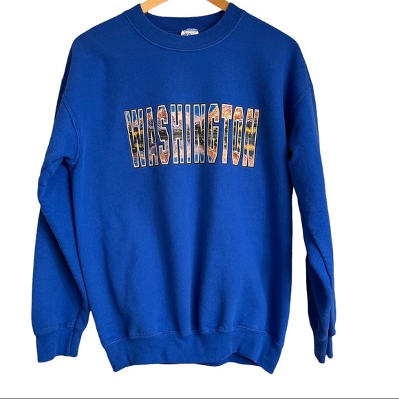 Vintage | Sweaters | Vintage Washington State Destination Crewneck ...
